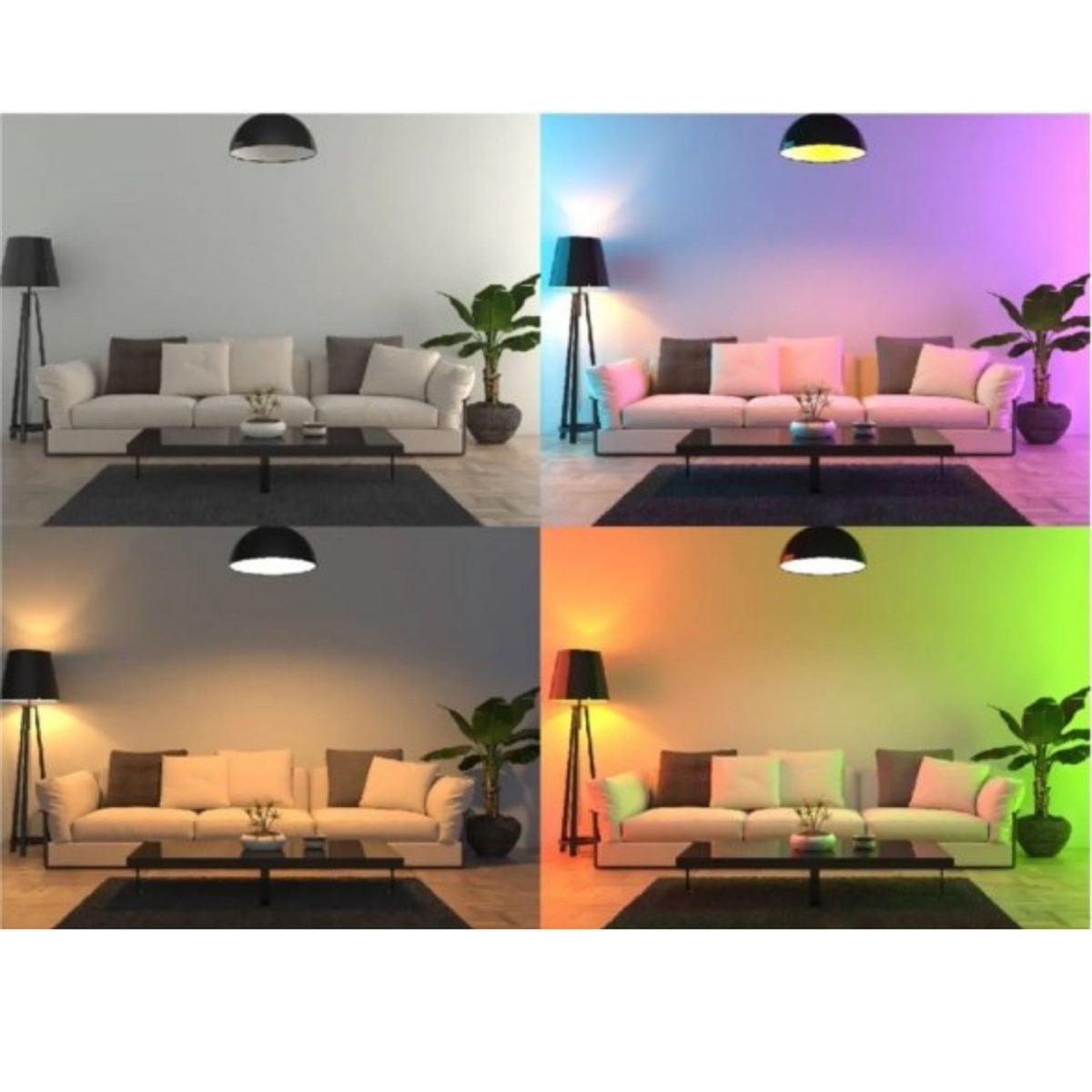 12Watt Kumandalı Renkli RGB Led Ampul I cinarelk.com 12Watt Kumandalı Renkli RGB Led Ampul I cinarelk.com