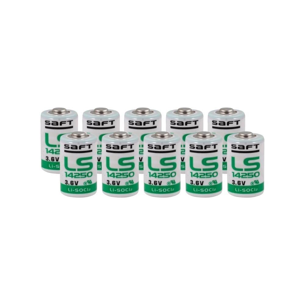 Saft LS14250 1/2 AA 3.6V Li-SOCI2 Endüstriyel Lityum Pil (10'lu Kutu Paket)