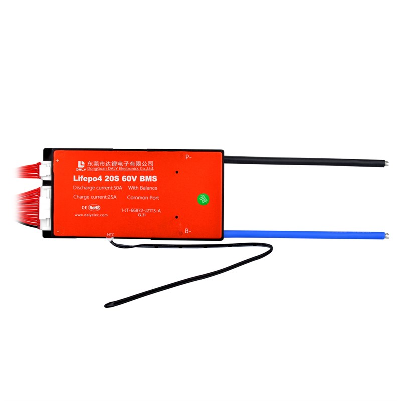 Daly - 20S - 64.0V 50A - LiFePO4 BMS - Balans - Common Port v2