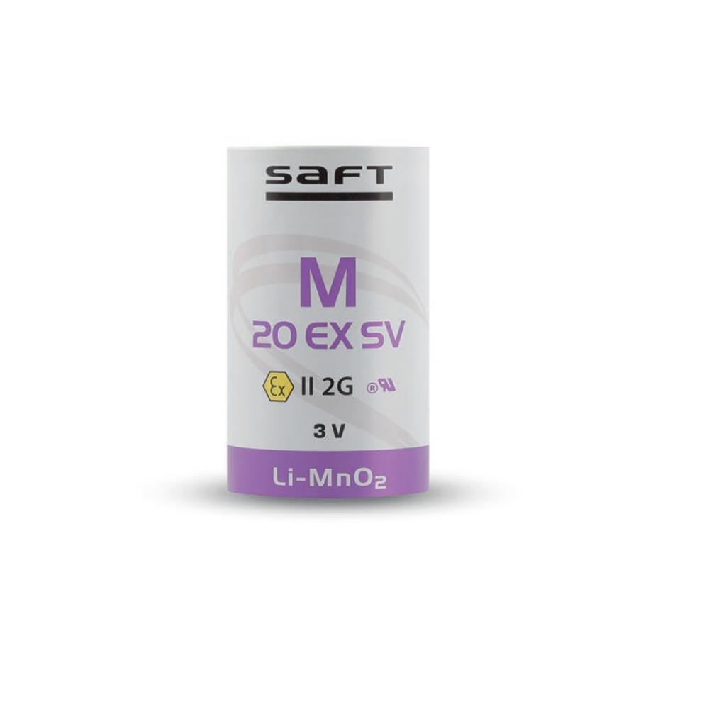 Saft M20 EX SV - End caps - D Size - Li-MnO2 - 3.0V Lithium Pil - 414 ...