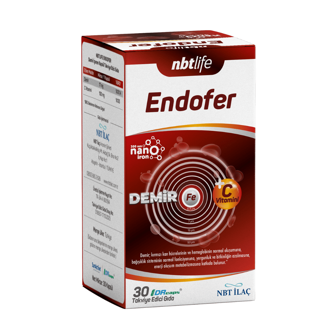 Nbt Life Endofer Takviye Edici Gıda 30 Kapsül | Dermolist.com da