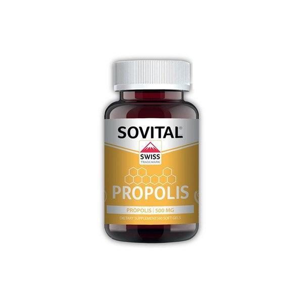 Sovital Propolis 500 mg Takviye Edici Gıda 60 Yumuşak Kapsül | Dermolist.com da!
