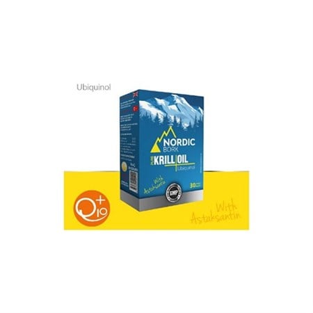 Nordic Bork Pure Krill Oil With Q10 30 Softgel Kapsül | Dermolist.com da!