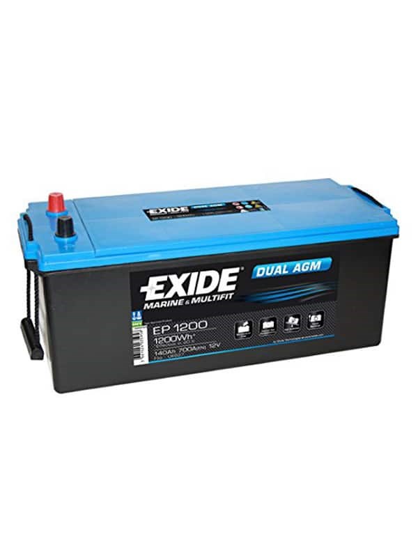 Exide EP1200 Dual AGM / Start ve Servis Aküsü / 12V – 140Ah – 700CCA
