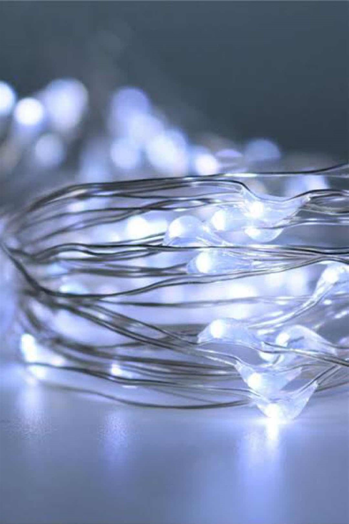 Gümüş Tel Led - 5 Metre