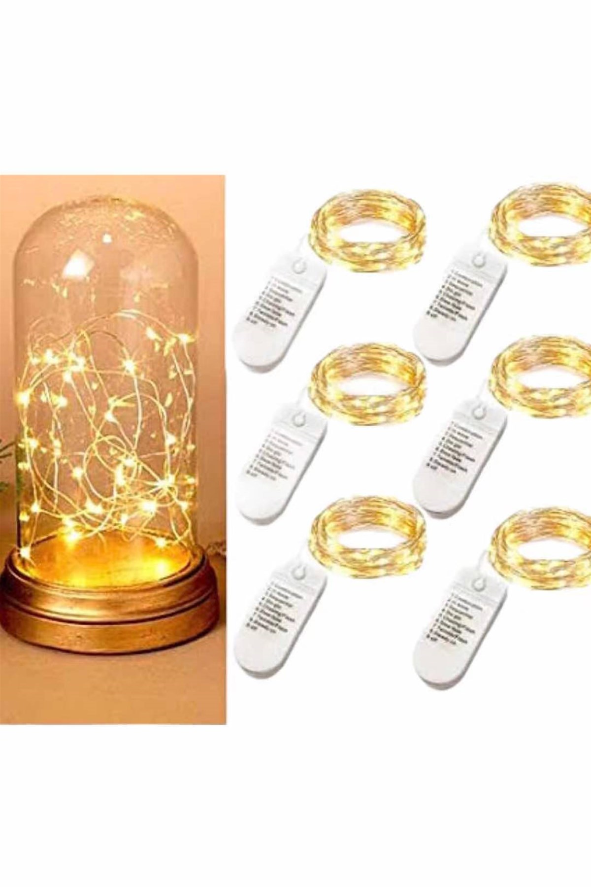 Peri Tel Led Işık Butonlu