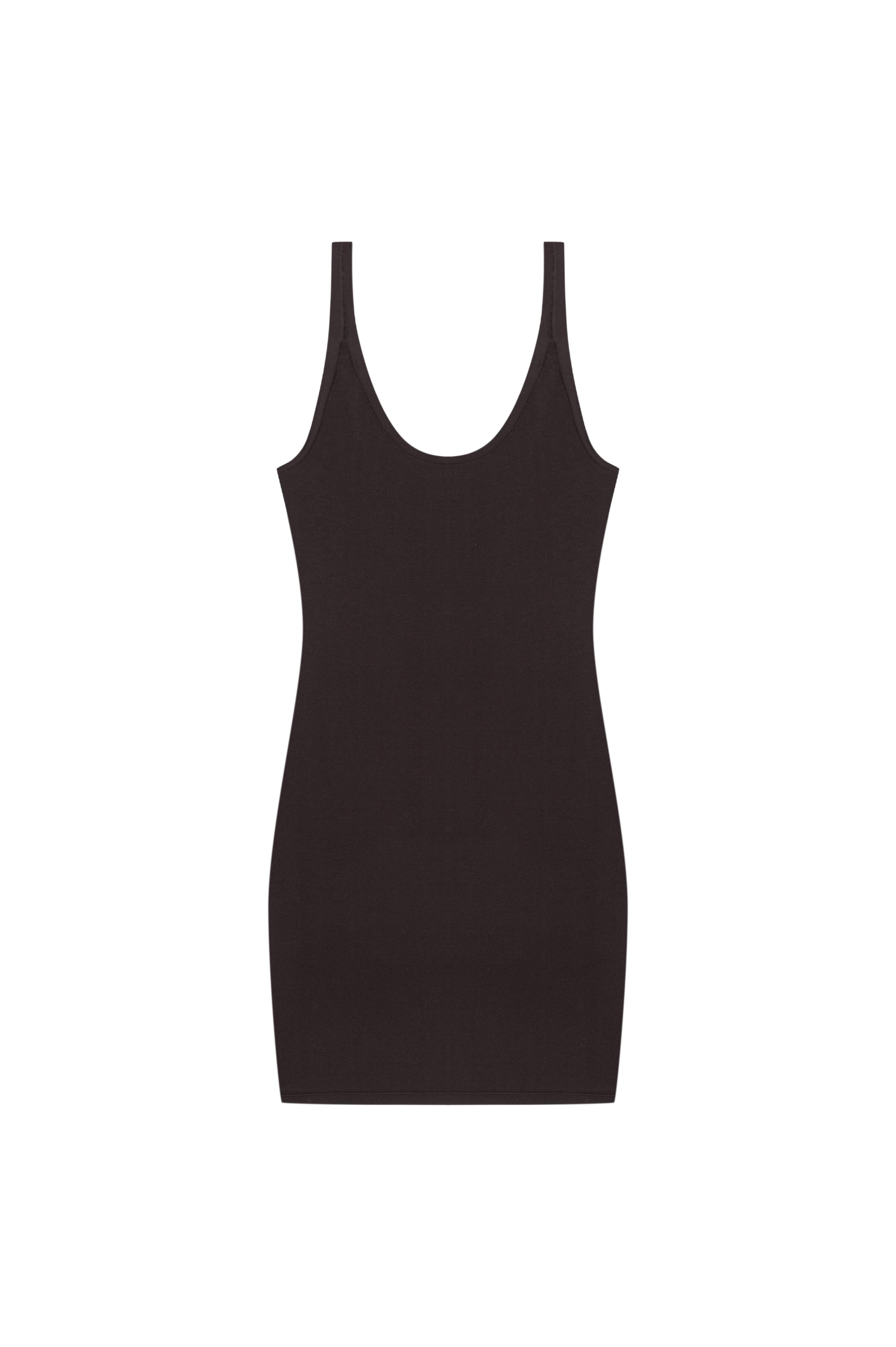 Kahverengi Carrie Triko Elbise