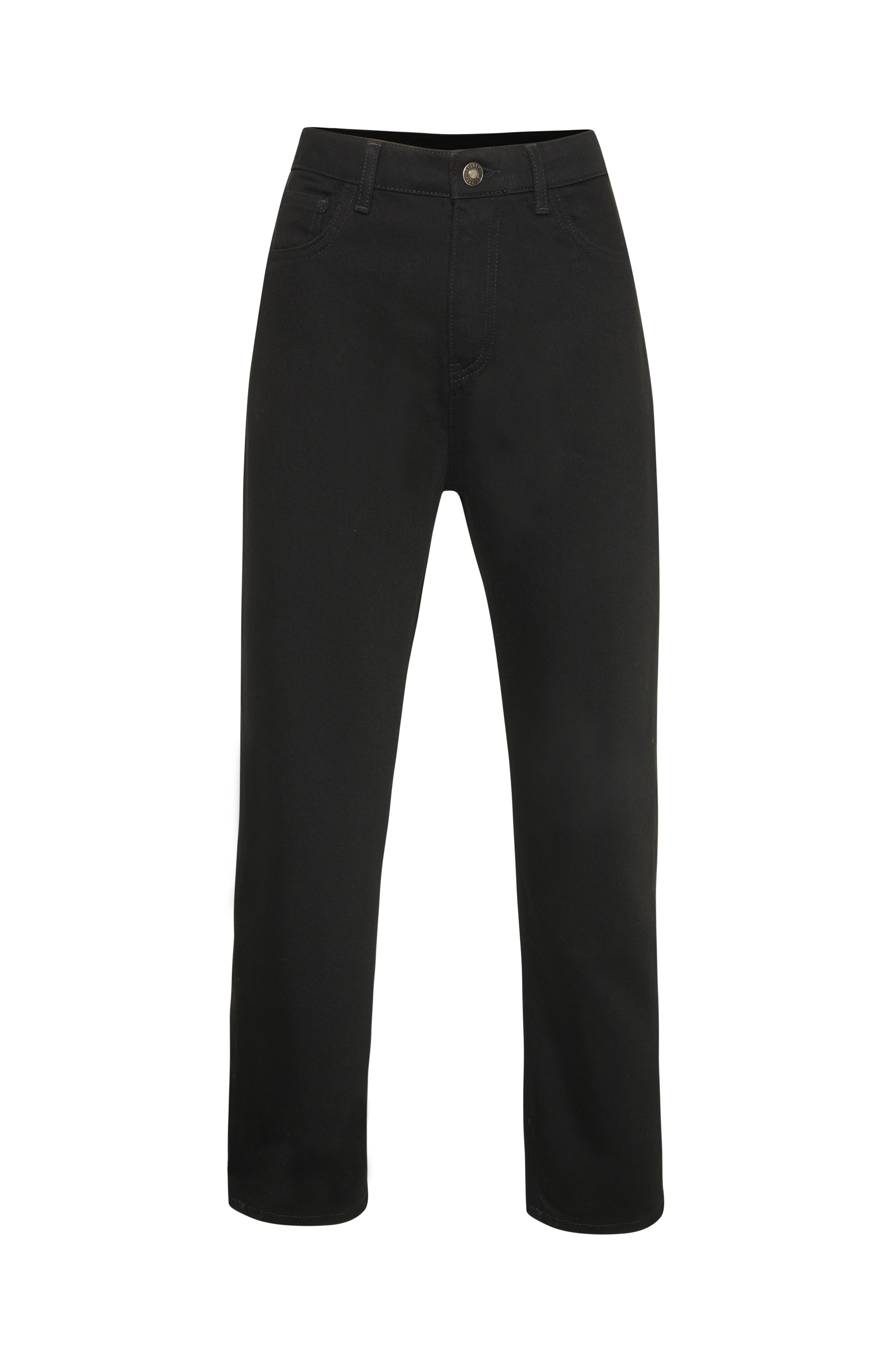 Siyah New Straight Fit Jean