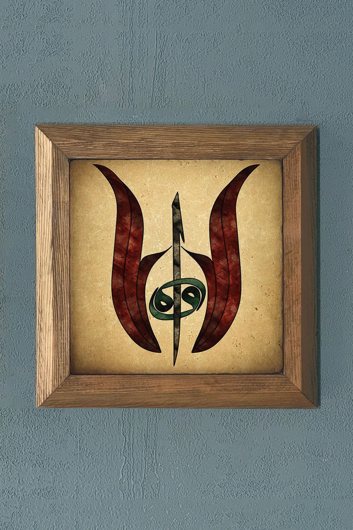 Masif Çerçeveli Doğaltaş Tablo