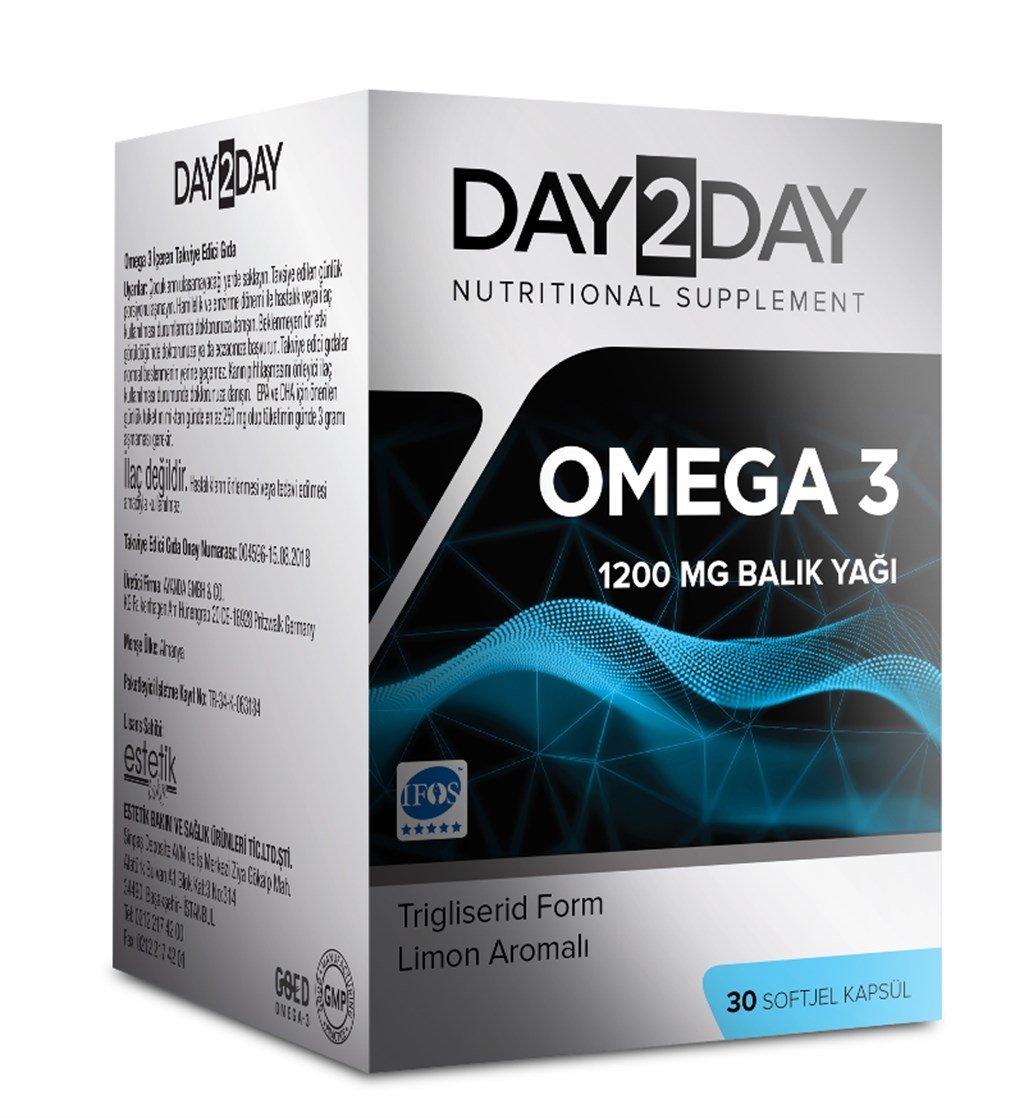 Day2Day Omega 3 1200mg 30 Softjel Kapsül