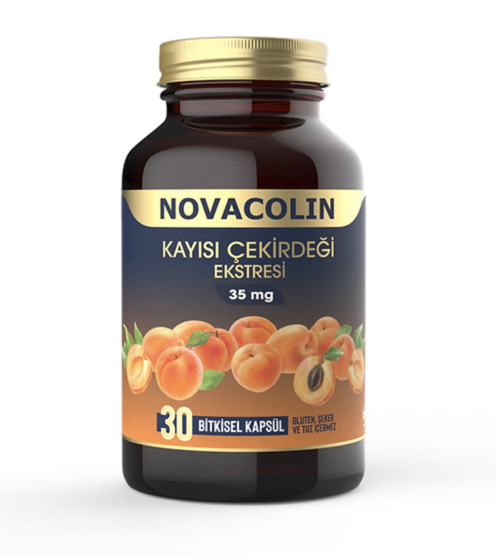Novacolin Kayısı Çekirdeği Ekstresi 30 Kapsül