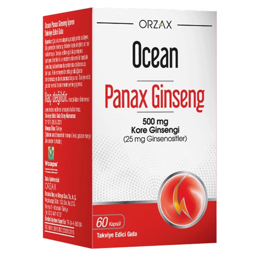 Ocean Panax Ginseng 500 Mg 60 Kapsül