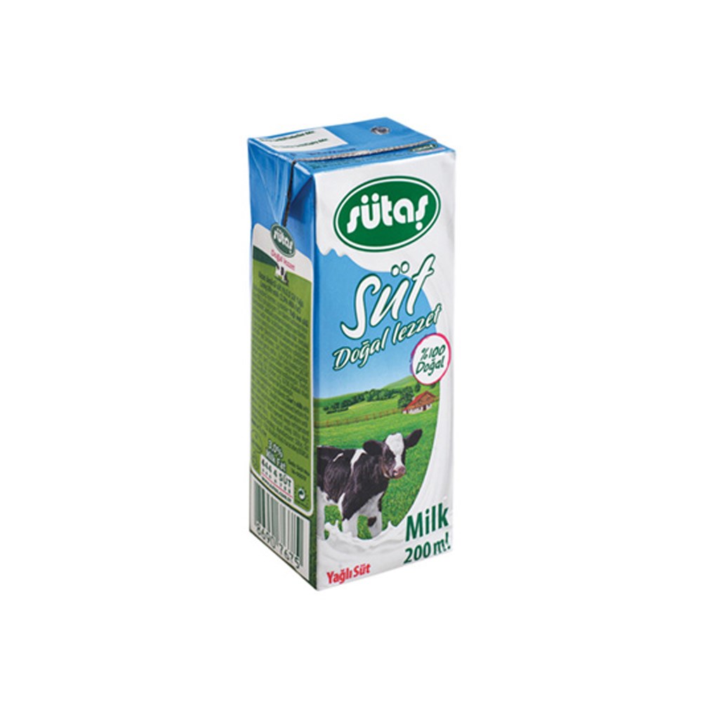 SUTAS SUT T.YAGLI UHT 200 ML - Altunbilekler.com SUTAS SUT T.YAGLI UHT 200 ML - Altunbilekler.com