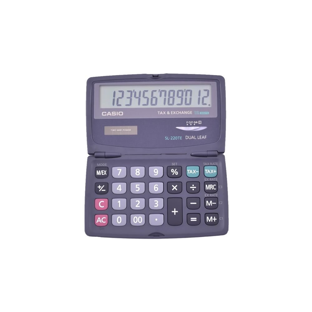 Casio SL-220TE Cep Tipi Hesap Makinesi Casio SL-220TE Cep Tipi Hesap Makinesi