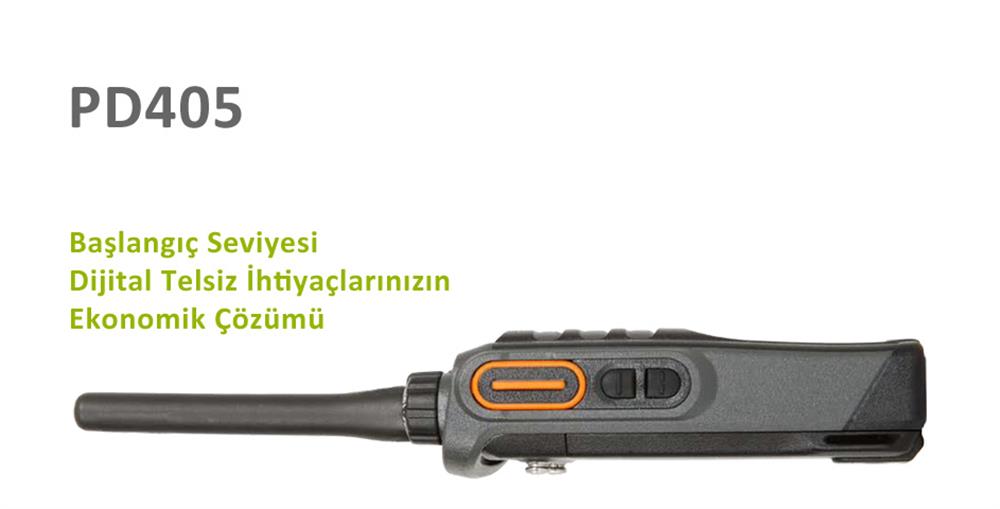 Hytera PD405 Sayısal DMR El Telsizi Tekli Paket