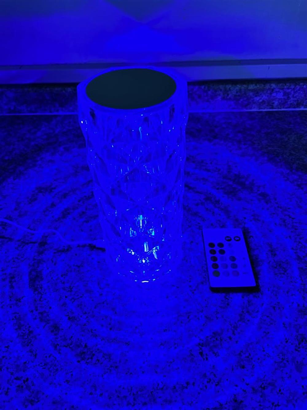 Kristal Elmas Led Dokunmatik Sensör Usb Şarjlı Masa Lambası Kristal Elmas Led Dokunmatik Sensör Usb Şarjlı Masa Lambası