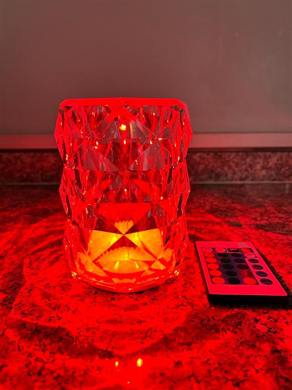 Kristal Elmas Led Dokunmatik Sensör Usb Şarjlı Masa Lambası Küçük Boy Kristal Elmas Led Dokunmatik Sensör Usb Şarjlı Masa Lambası Küçük Boy
