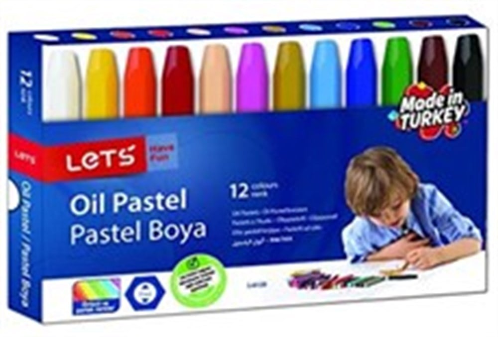 Let's Oil Pastel Boya 12 Li