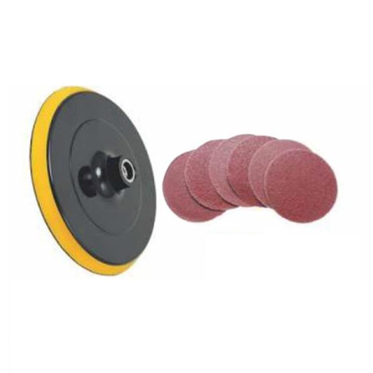 Bay-tec Cırtlı Disk Zımpara Pedi 6 Yedekli 180mm Mk0240 Bay-tec Cırtlı Disk Zımpara Pedi 6 Yedekli 180mm Mk0240