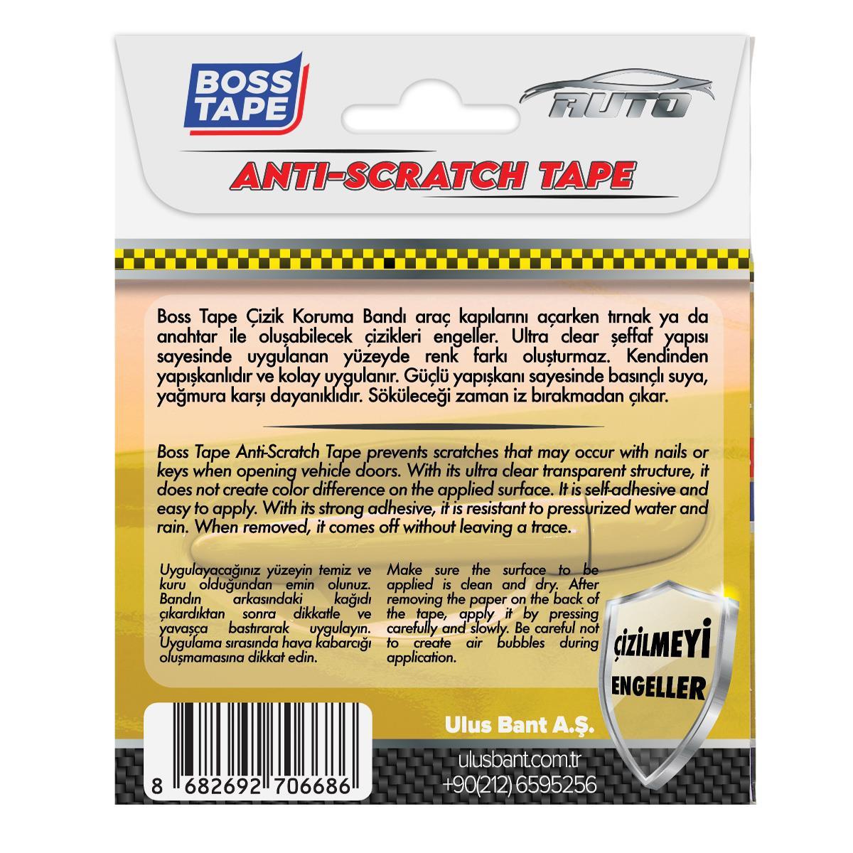 Boss Tape Çizik Koruma Bandı 85mmx75mm