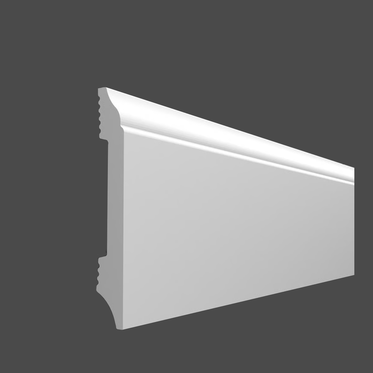 Boyanabilir Dekoratif Süpürgelik 10 cm (1 Boy 240 cm) D306