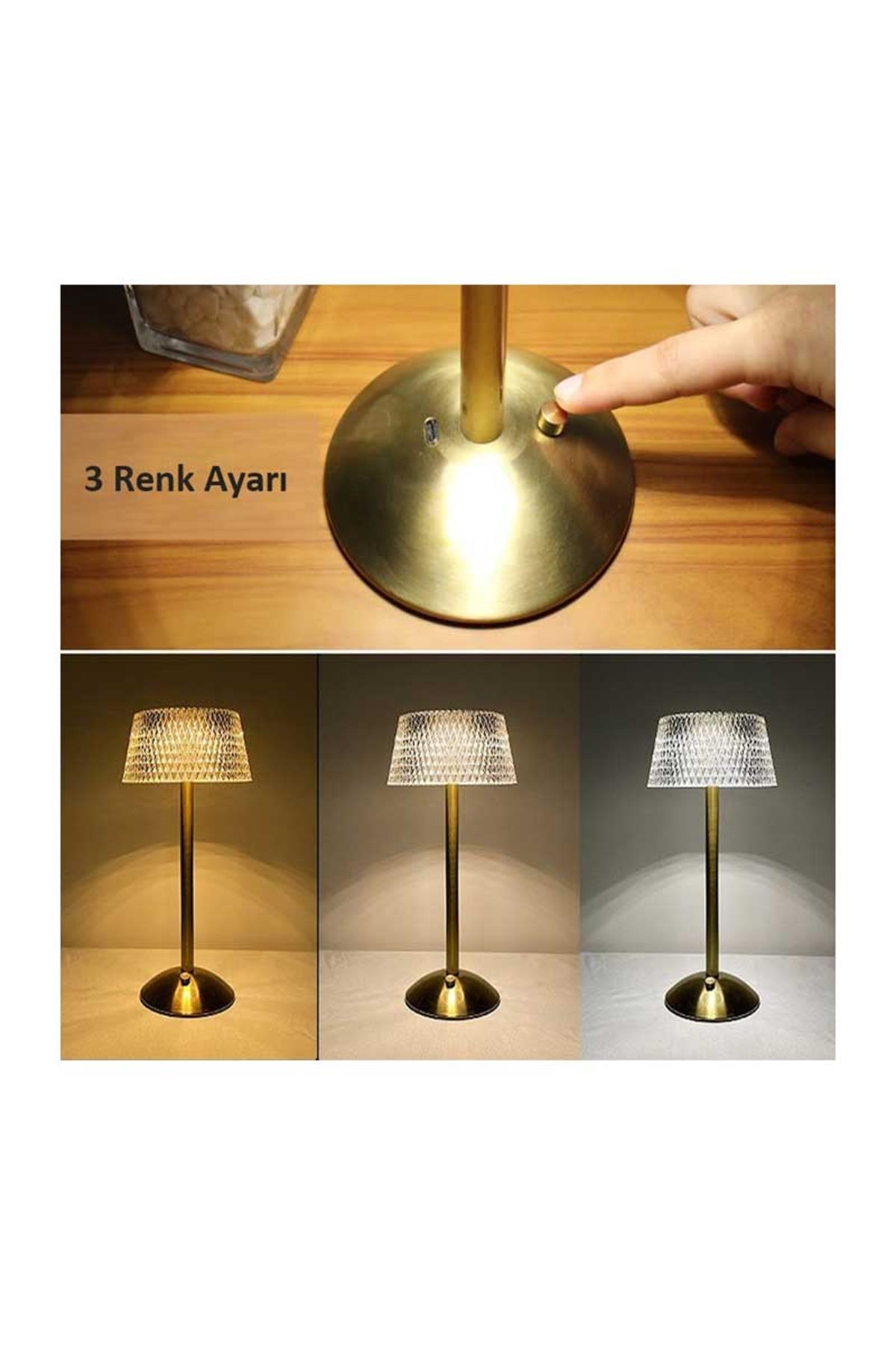 Forlife Gelevera Şarjlı Led Masa Lambası FL-8073