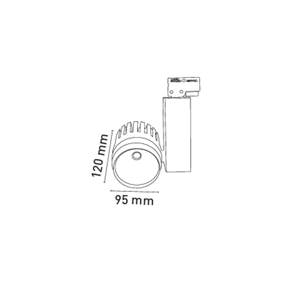Forlife Ray Spot Armatür Beyaz Kasa 35W Fl-2275 B