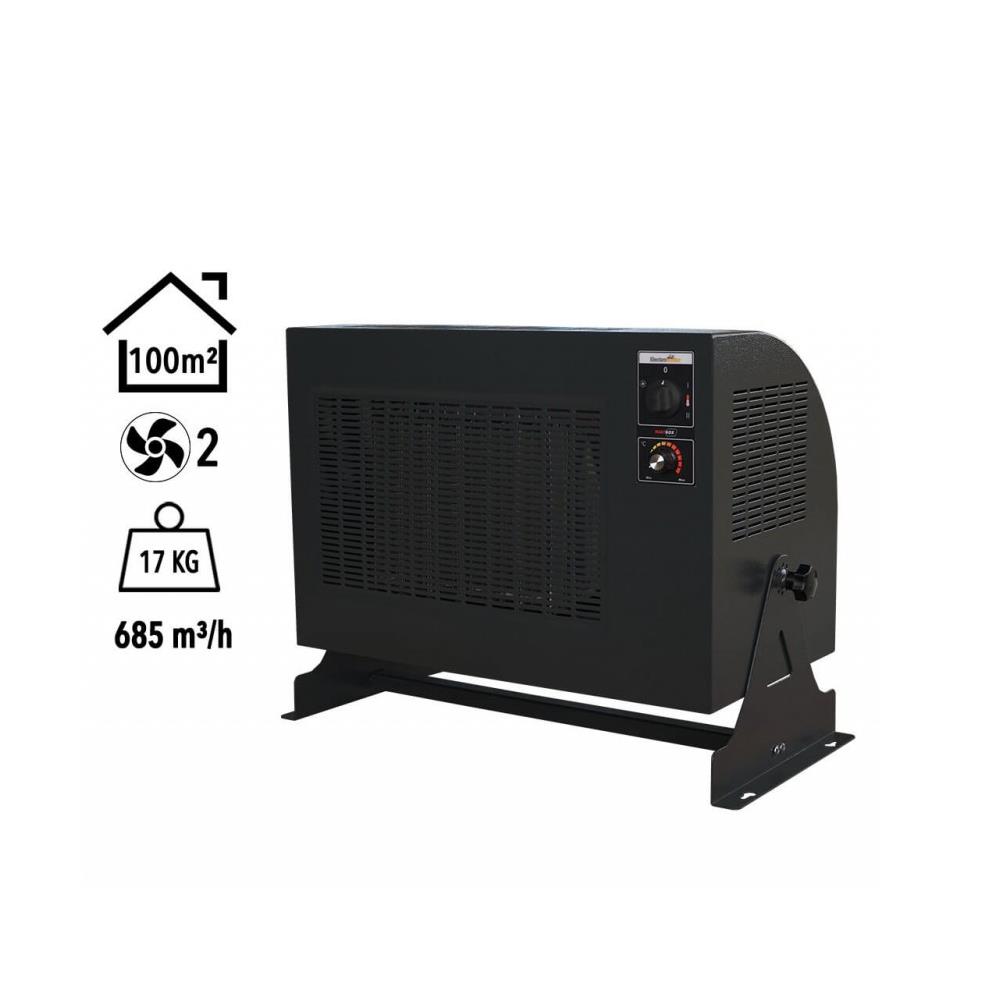 Heatbox Pro 9000W Trifaze Elektrikli Fanlı Isıtıcı Füme