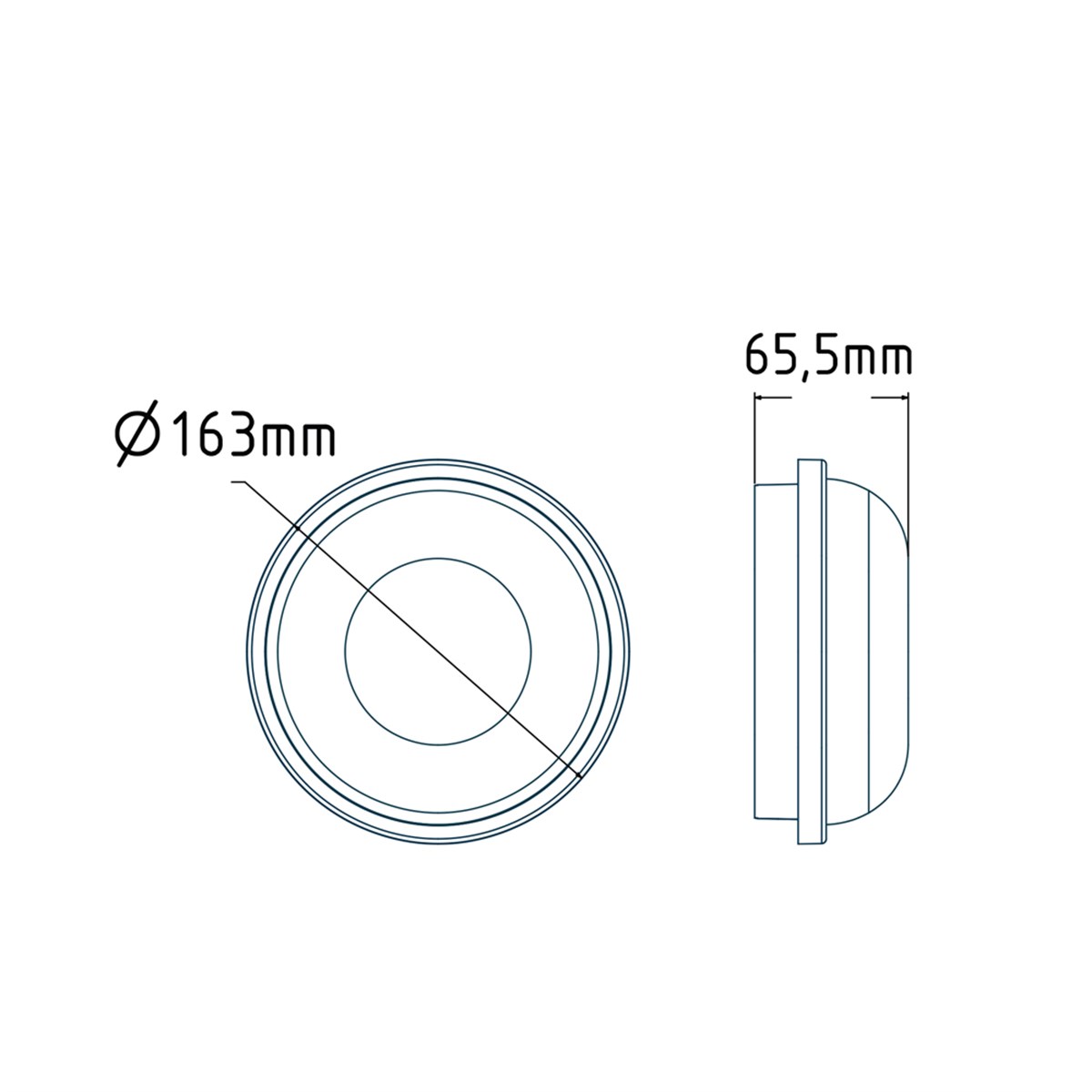 Horoz Artos 15w Siyah Kasa Nemliyer Armatür 6400k Beyaz Işık