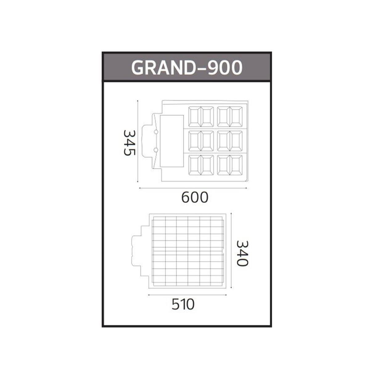 Horoz Grand 900w Led Solar Sokak Armatürü 6400k Beyaz Işık