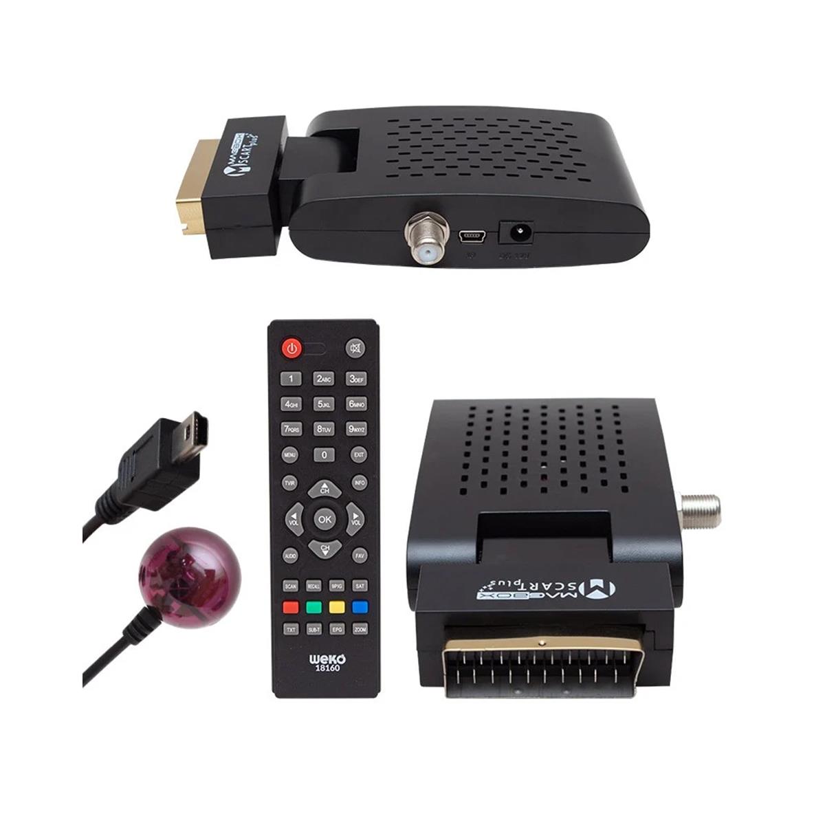 Magbox Scart Plus Mini Sd Scart Uydu Alıcısı Tkgs'li