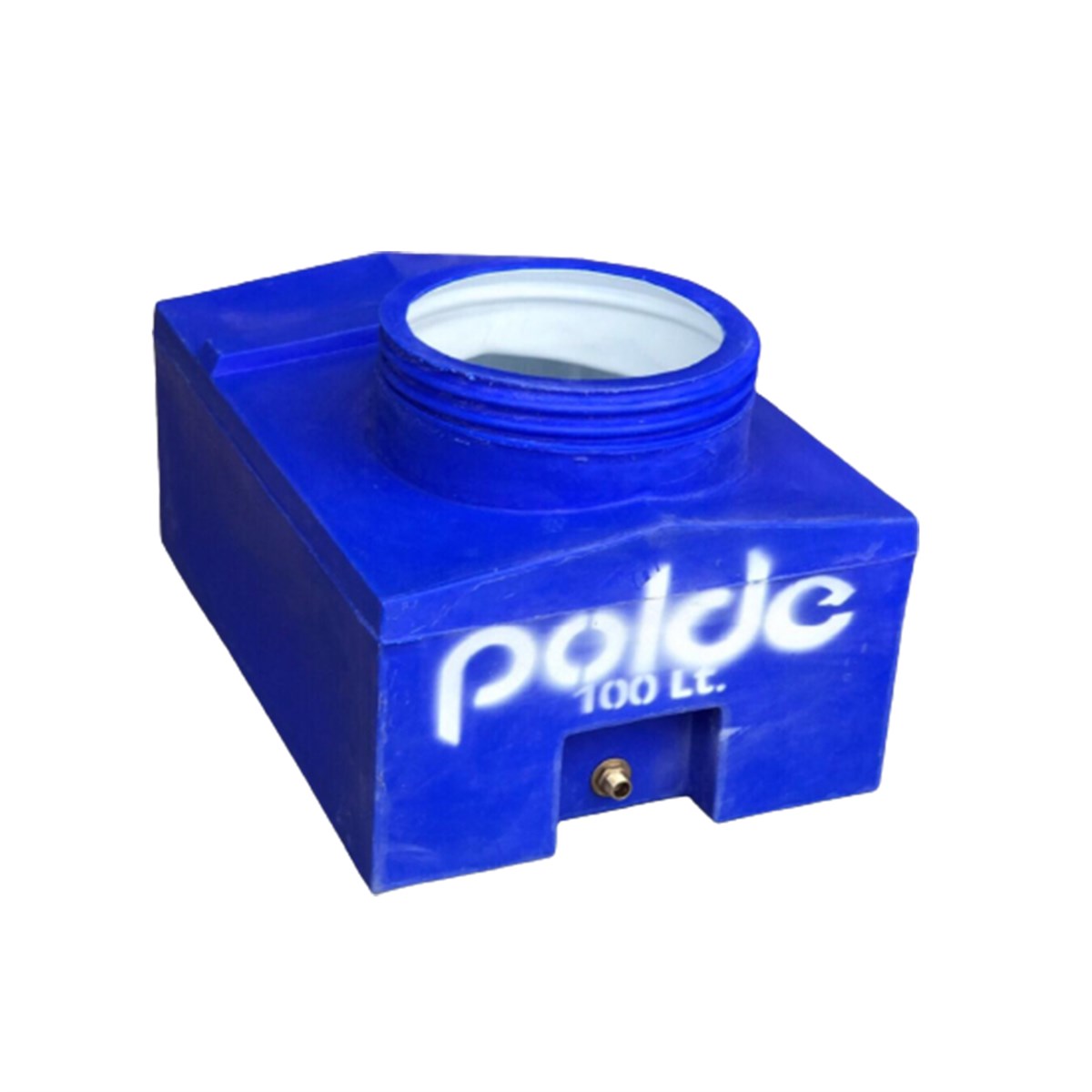 Polde Polietilen Çift Katlı Dört Köşe Mavi Su Deposu 300 Lt