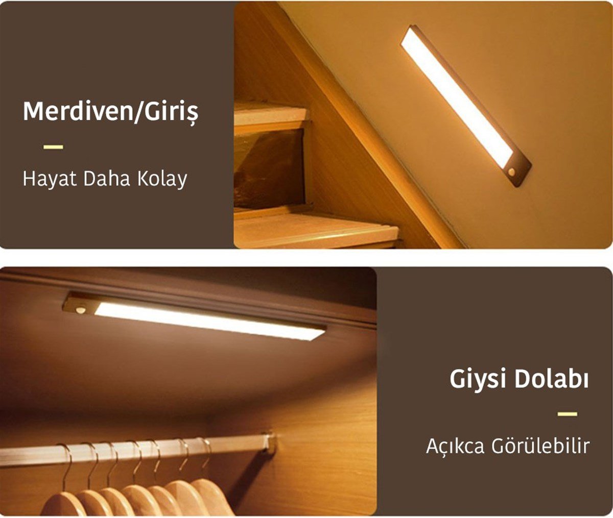 Powermaster Şarjlı Hareket Sensörlü Ledli Kabin Işığı 40.5 Cm Powermaster Şarjlı Hareket Sensörlü Ledli Kabin Işığı 40.5 Cm
