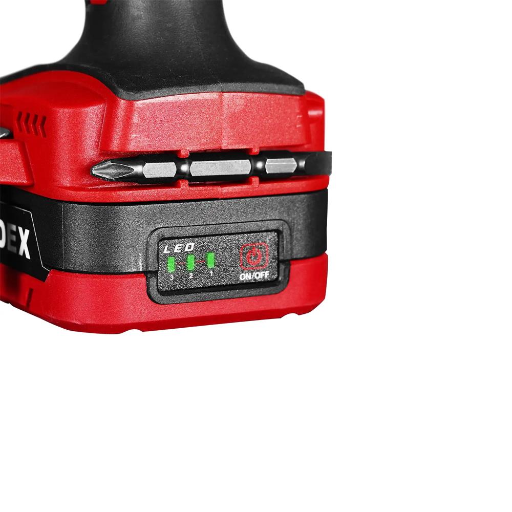 Rodex Rdx3404 Akülü Darbeli Matkap Vidalama 21V 2X2Ah