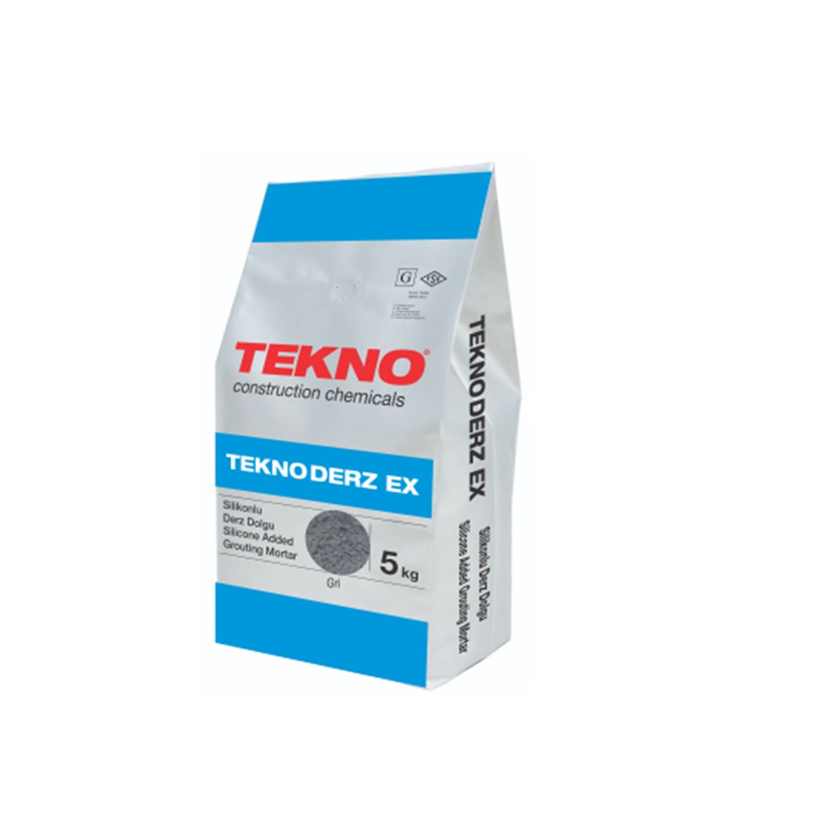 Teknoderz Ex Derz Dolgu Gri 5 Kg