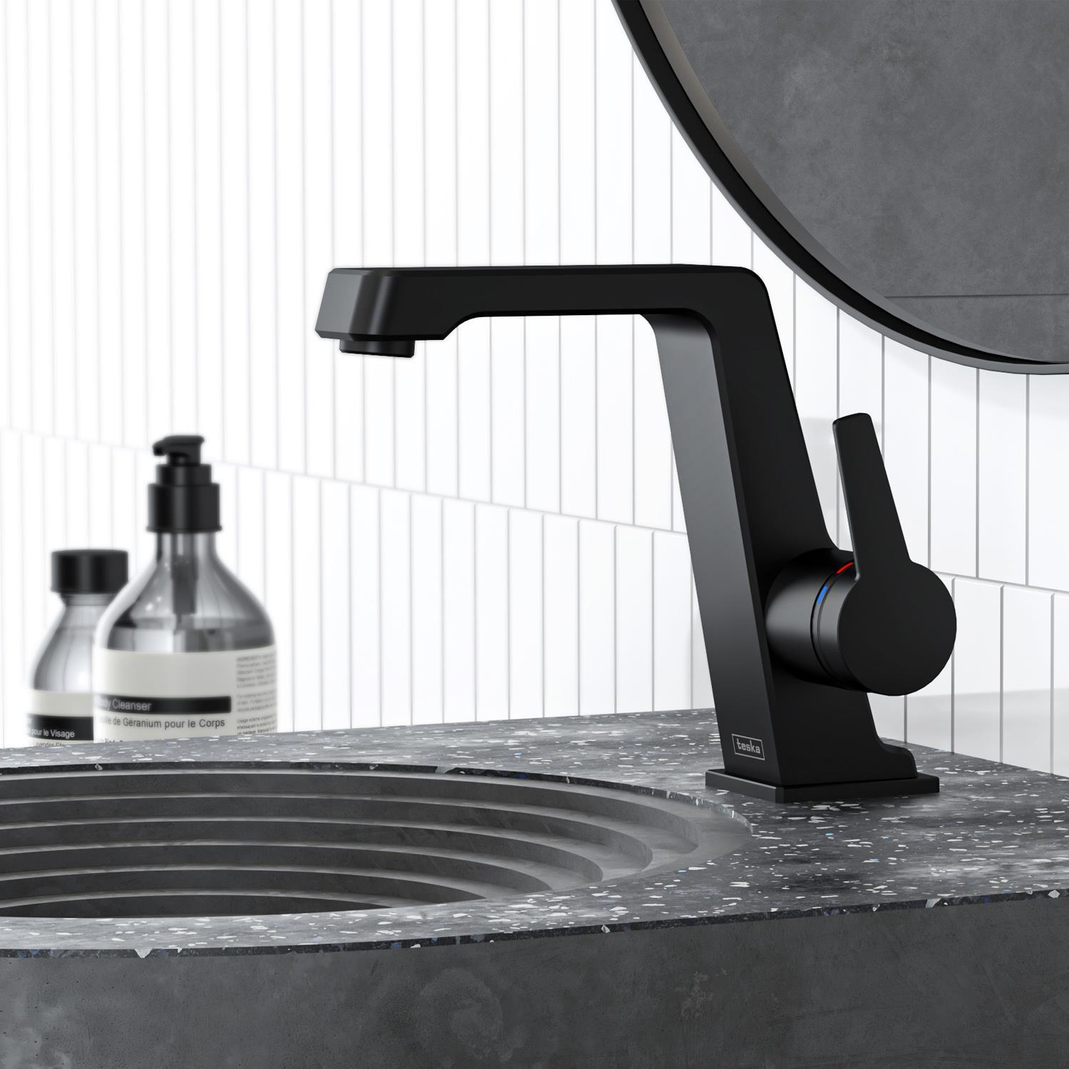 Teska Thetis Lavabo Bataryası Siyah E 5208