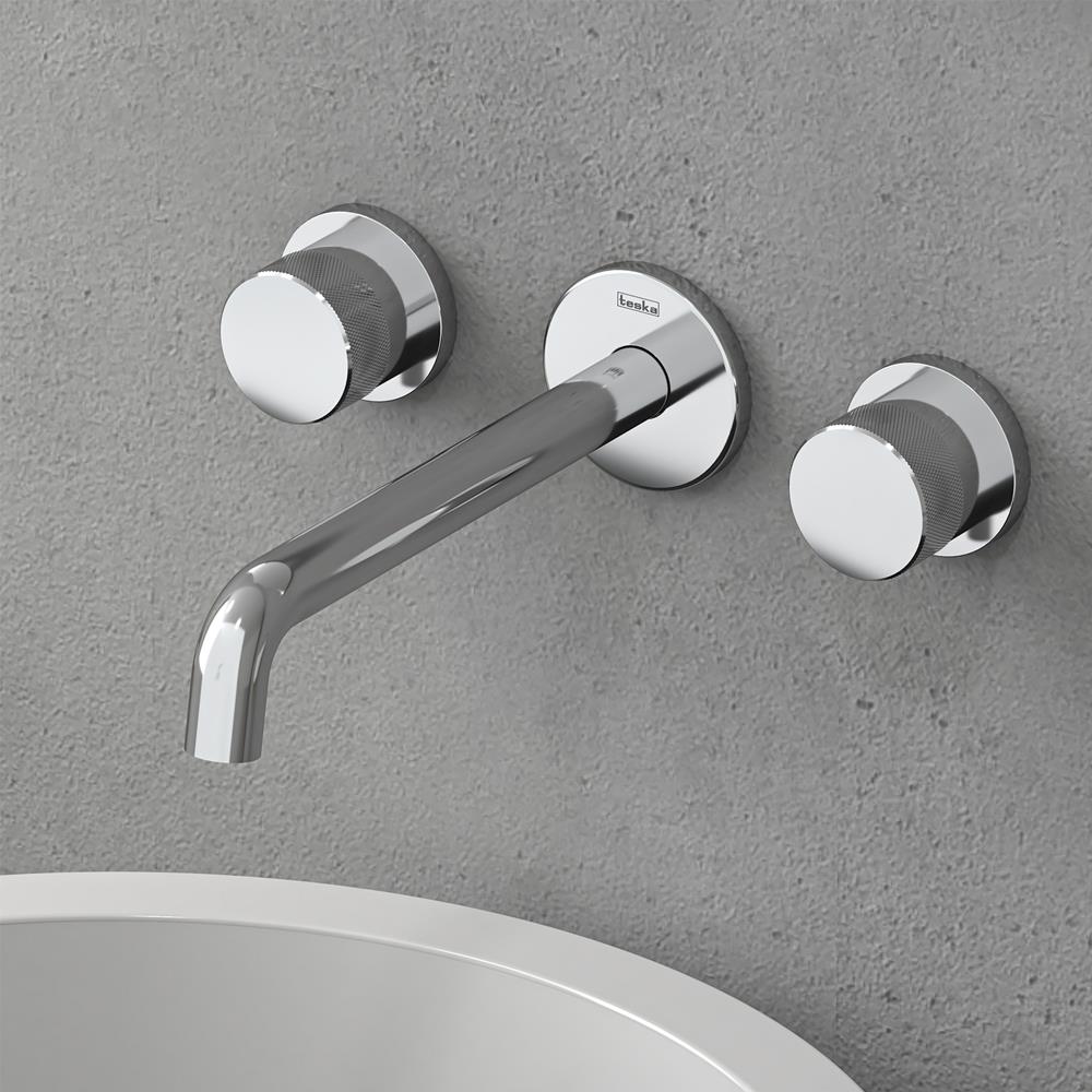 Teska Tria Ankastre Lavabo Bataryası Krom E 5216