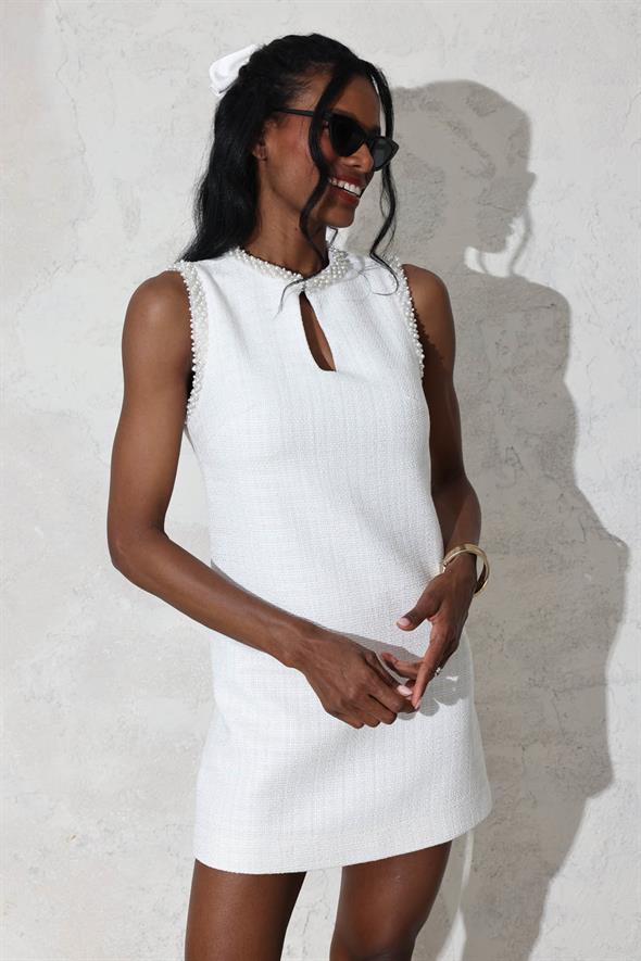 Kemik İncili Tüvit Elbise 05176