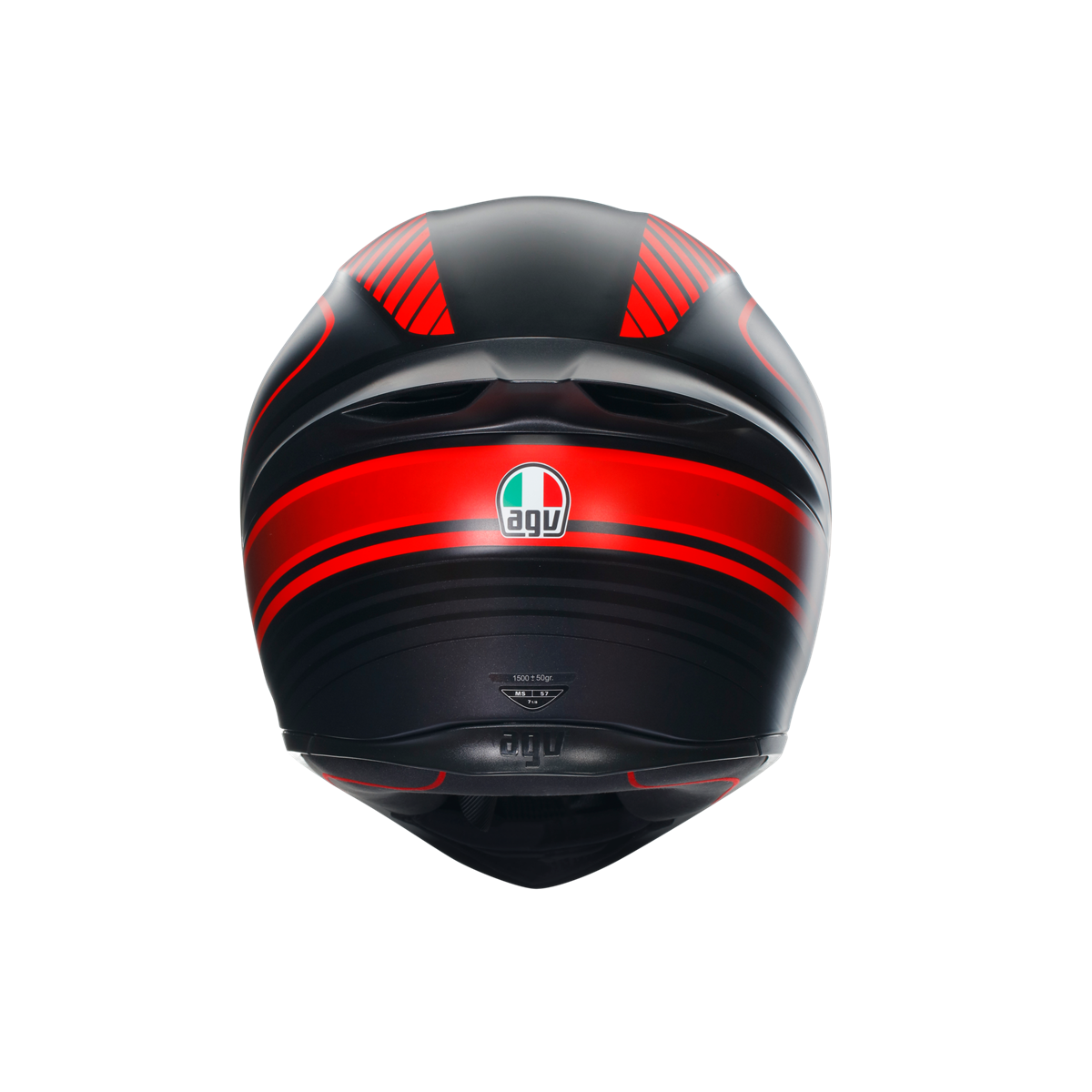 Agv K1 S Warmup Matt Black Red Kapalı Kask