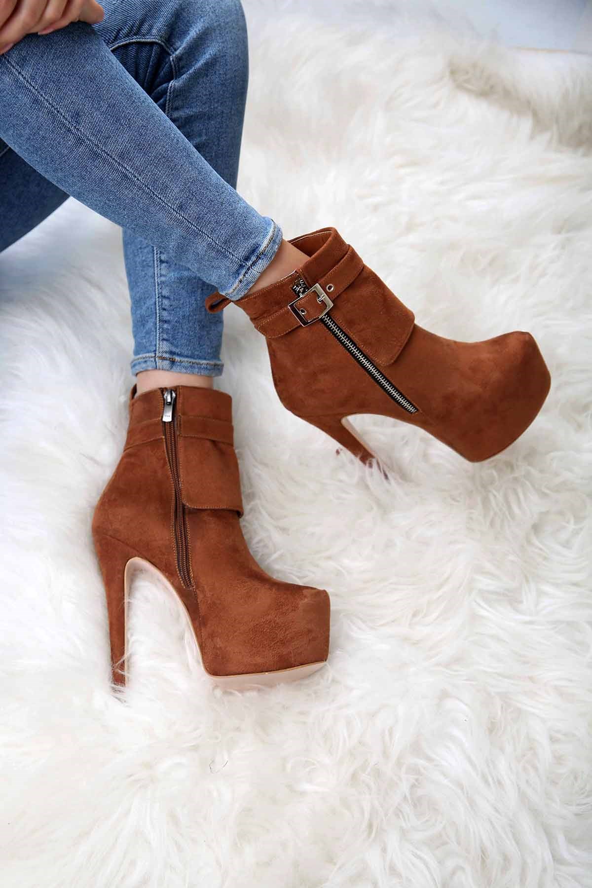 Bayan Bot - 4059 TABA SÜET