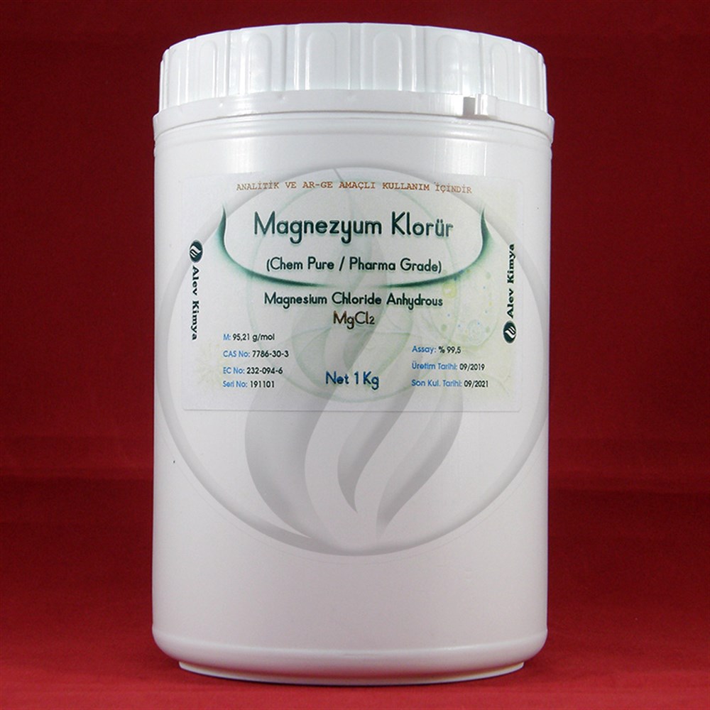 Magnezyum Klorür Anhy. - Chem Pure/Pharma Grade [7786-30-3] 1 Kg