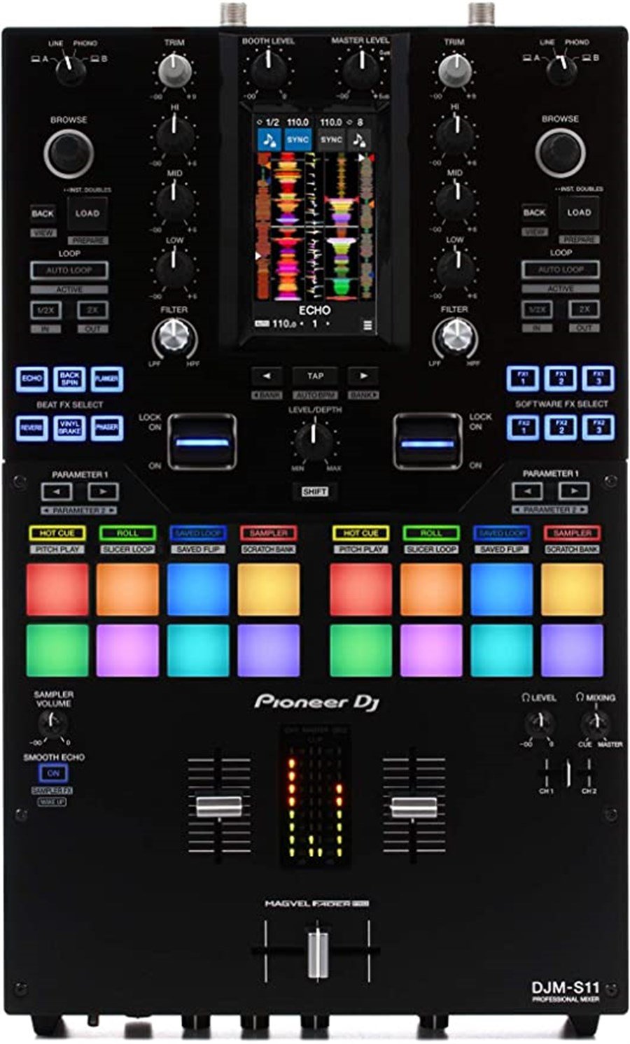 Pioneer DJM-S11 Profesyonel DJ Mikseri Fiyatı ve Özellikleri | MeduMuzikmarket.com'da