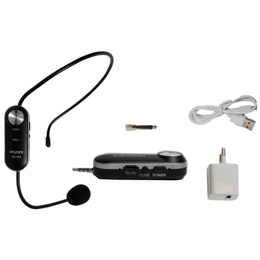 Provoice TK-101 Şarjlı Kablosuz Headset Kafa Mikrofon Fiyatı MeduMuzikMarket.com'da