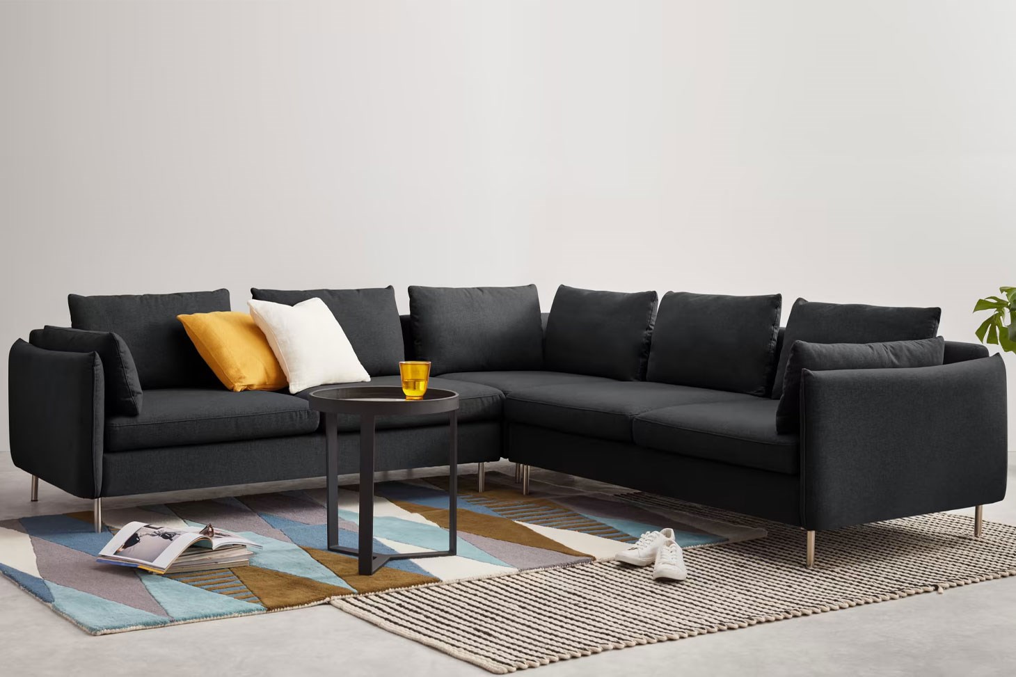 Köşe Kanepe Rmn 9325, Antrasit Gri | Romano