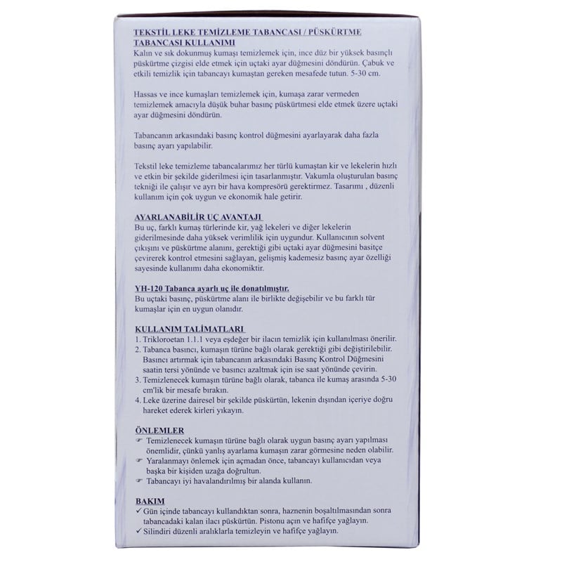 Arrow Leke Temizleme Tabancası / YH-120 konfeksiyONline.com güvencesiyle!