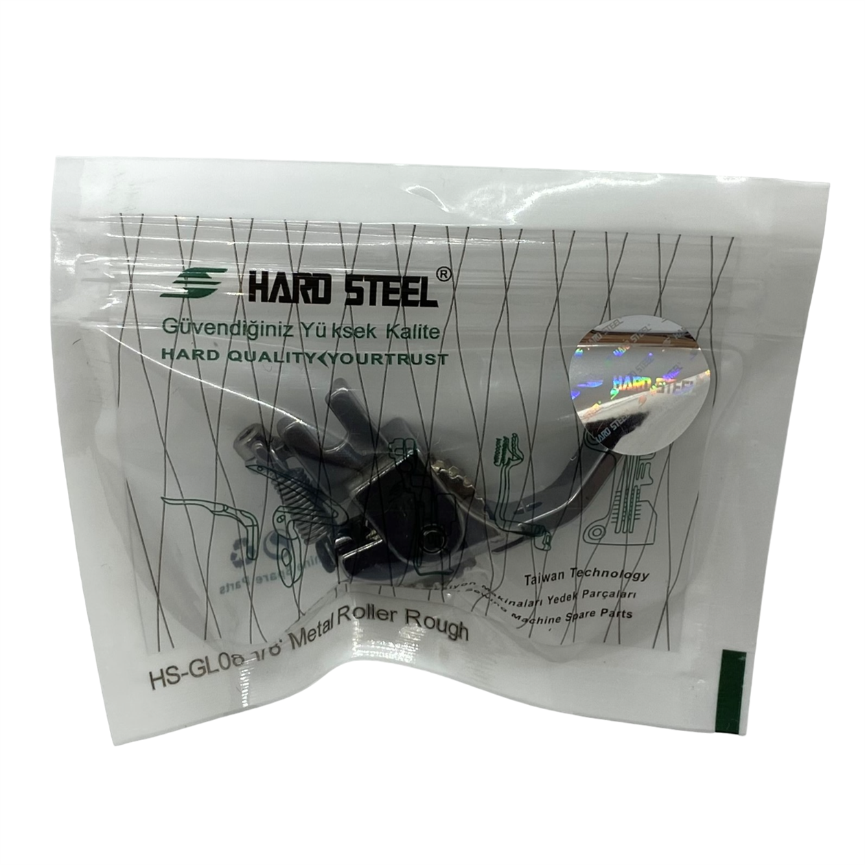 Düz Makine Fitil Metal Teker Ayak / HS-GL08 1/8