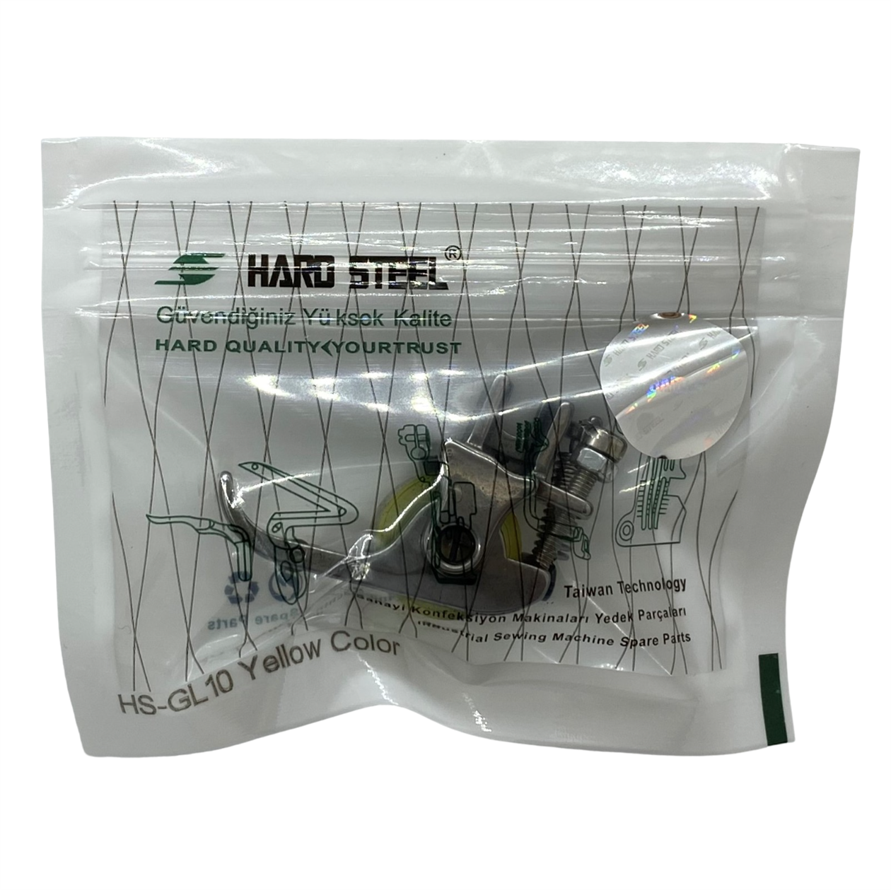 Düz Makine Rulmanlı Sarı Teker Ayak / HS-GL10