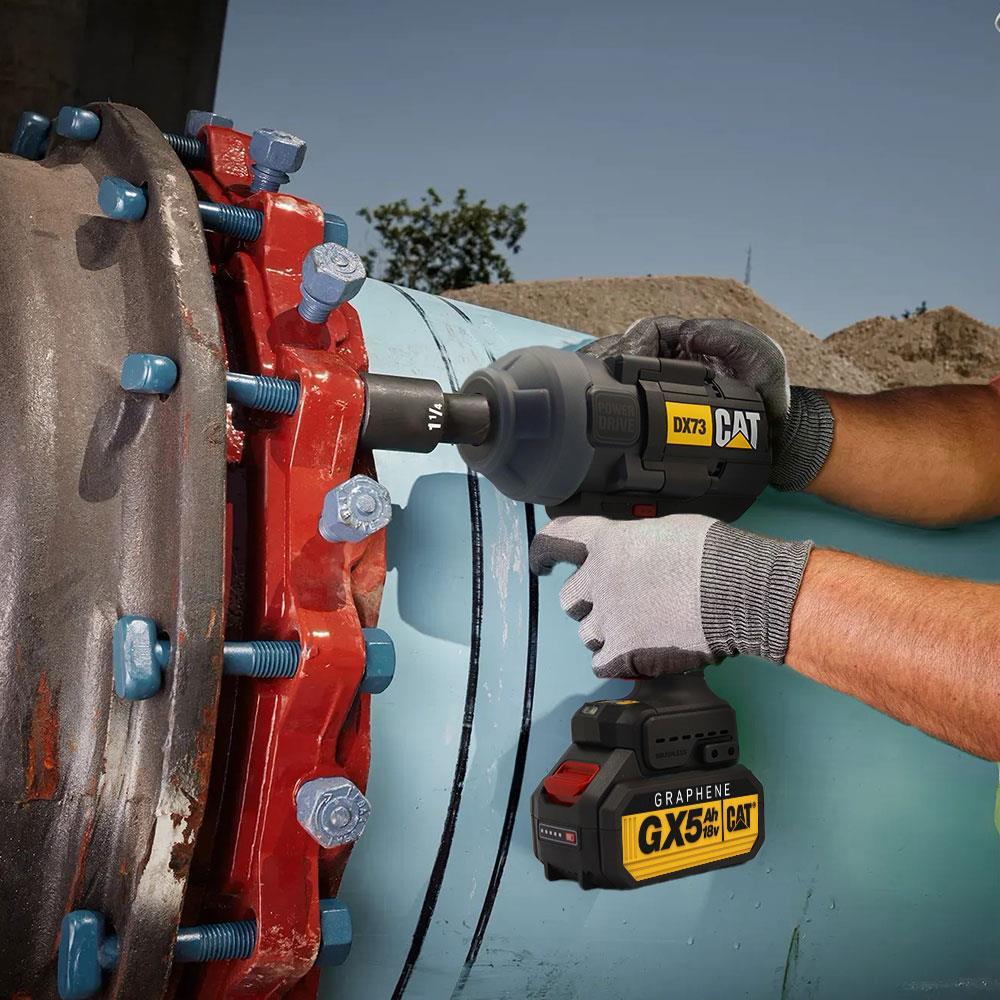 CAT DX73G 18Volt 5.0 Ah. GRAPHENE Çift Akülü 1700/2100Nm Kömürsüz ...
