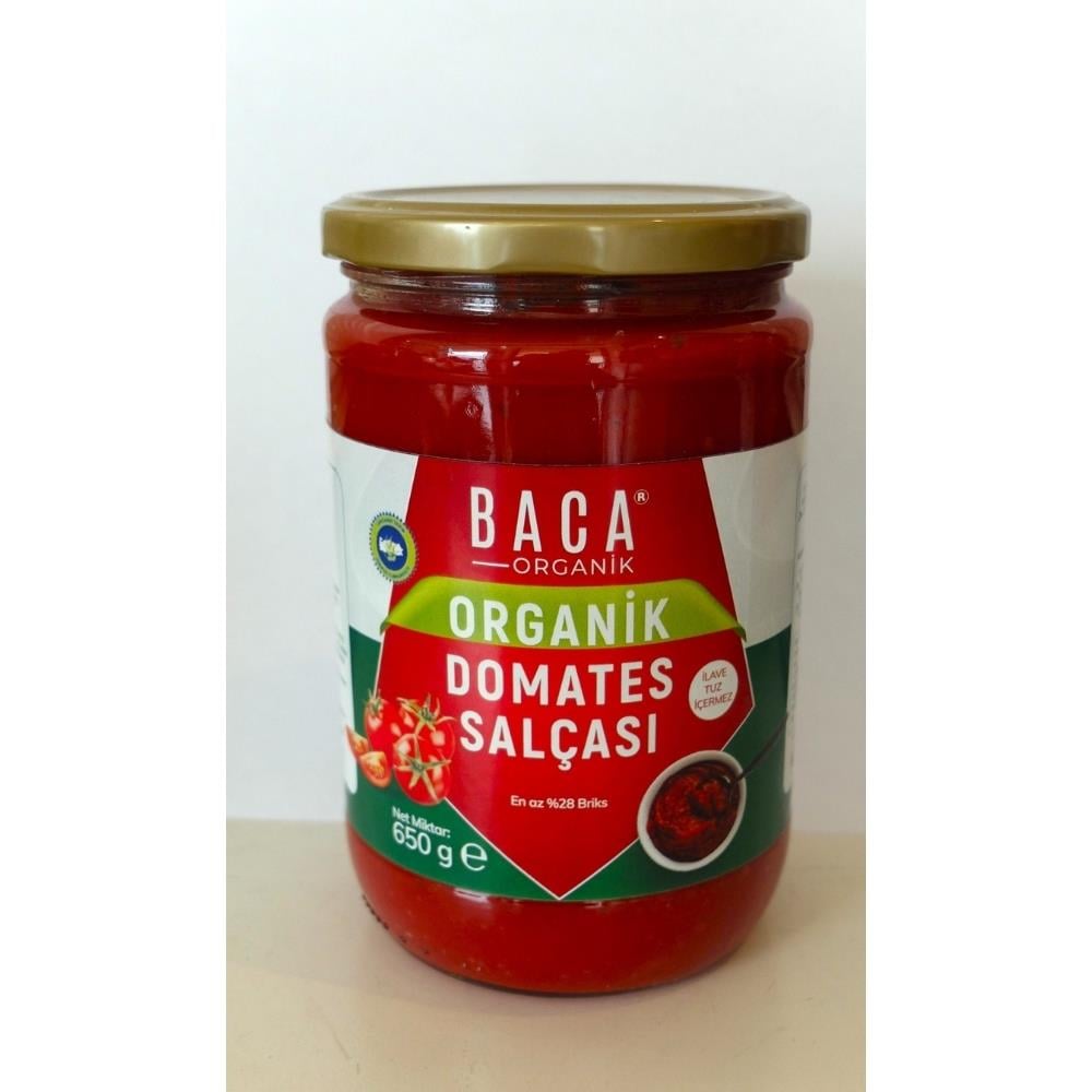 Baca Organik Domates Salçası 650 Gr