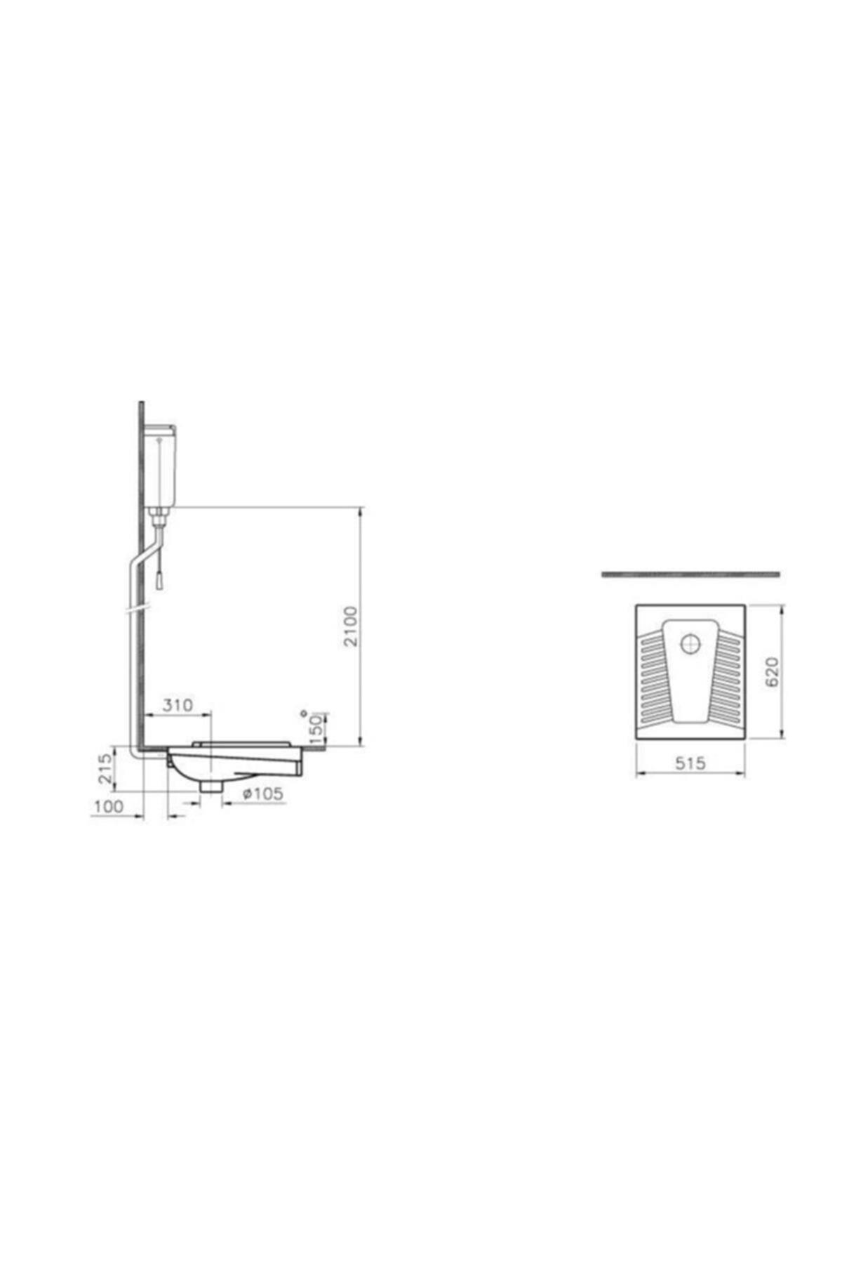 VİTRA Arkitekt 5952L003-0054 Helataşı Beyaz 60x50